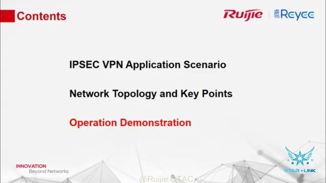 How to setup IPSEC VPN in reyee EG? - YouTube