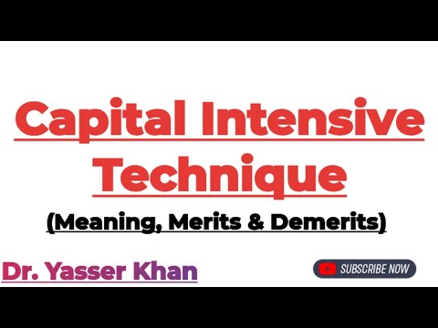 Capital Intensive Technique | Merits & Demerits Of Capital Intensive ...