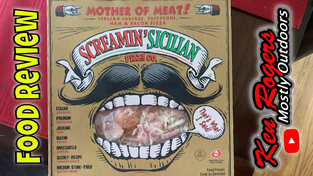 Screamin' Sicilian Mother of Meat Pizza | Frozen Food Review - YouTube