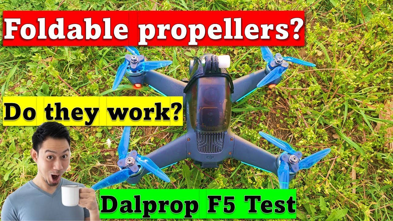 Dalprop fold f5 and DJI FPV Racer - YouTube