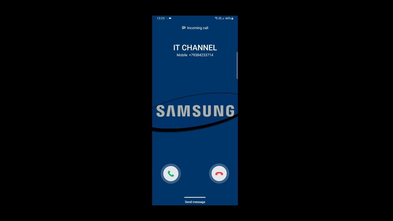 Samsung Galaxy A12 Incoming Call (Screen Video) - YouTube