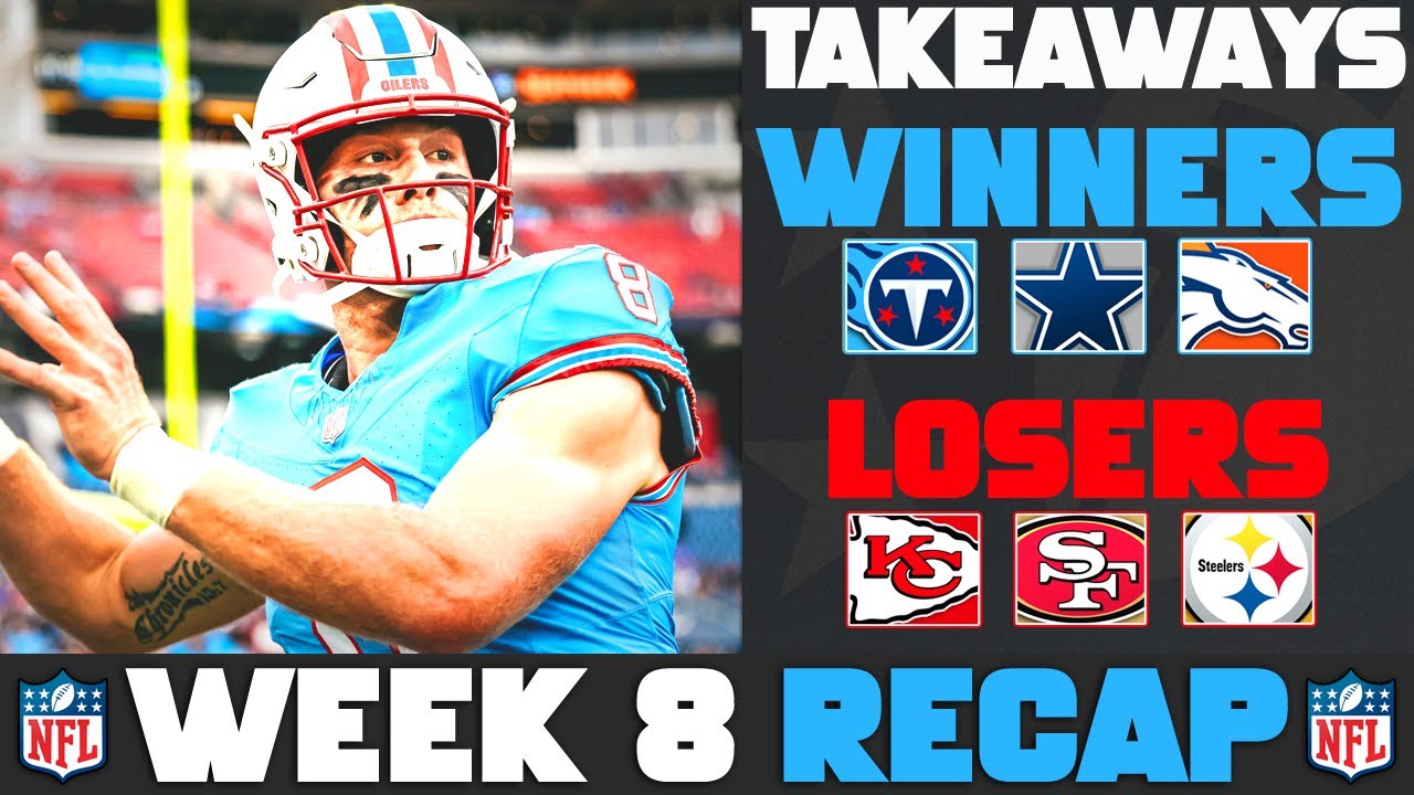NFL Week 8 Recap 2023 | NFL Week 8 WINNERS & LOSERS - YouTube