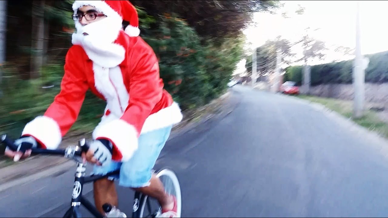 Santa Claus en Bicicleta | Chritmas edition SANTA ON BIKE RIDE ...