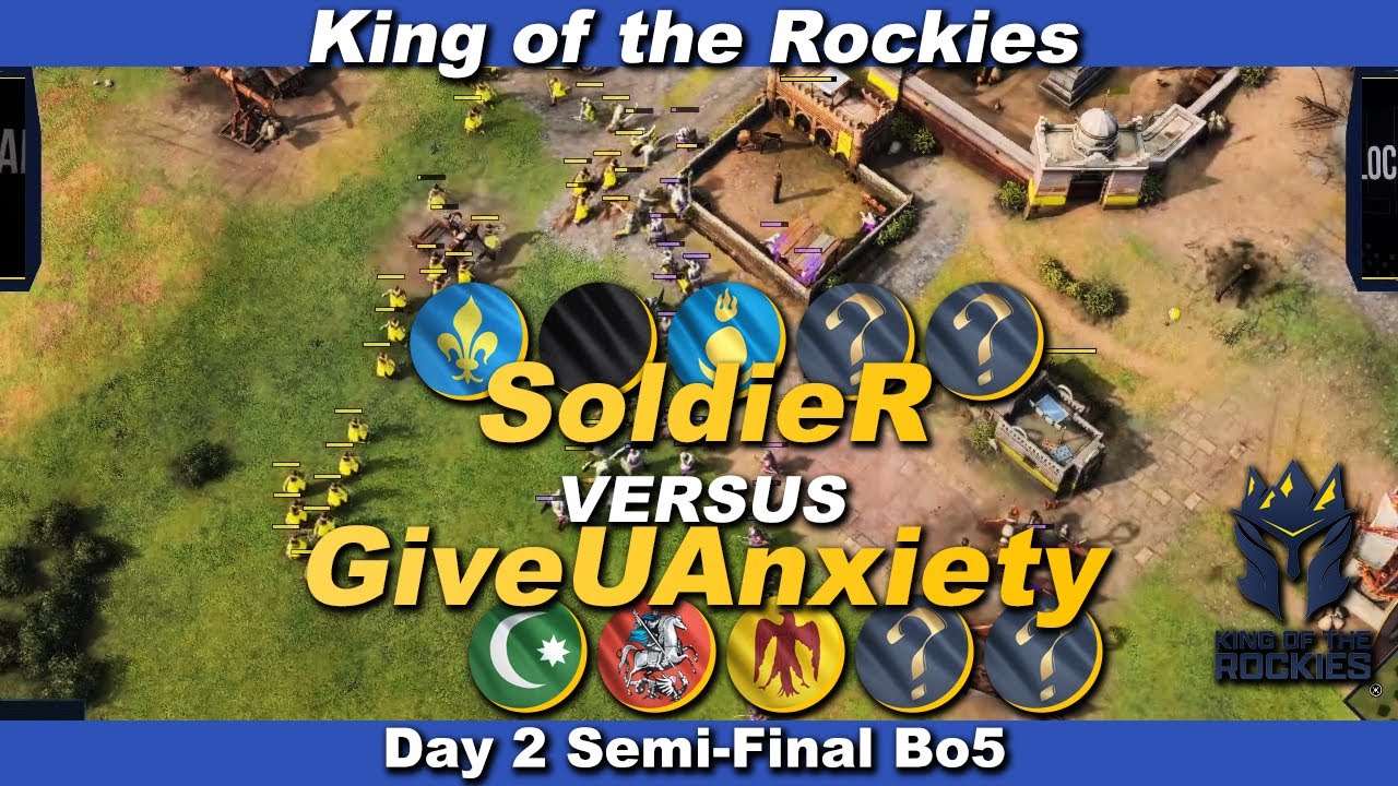 King of the Rockies | Day 2 - SoldieR vs GiveUAnxiety Bo5 Series - YouTube