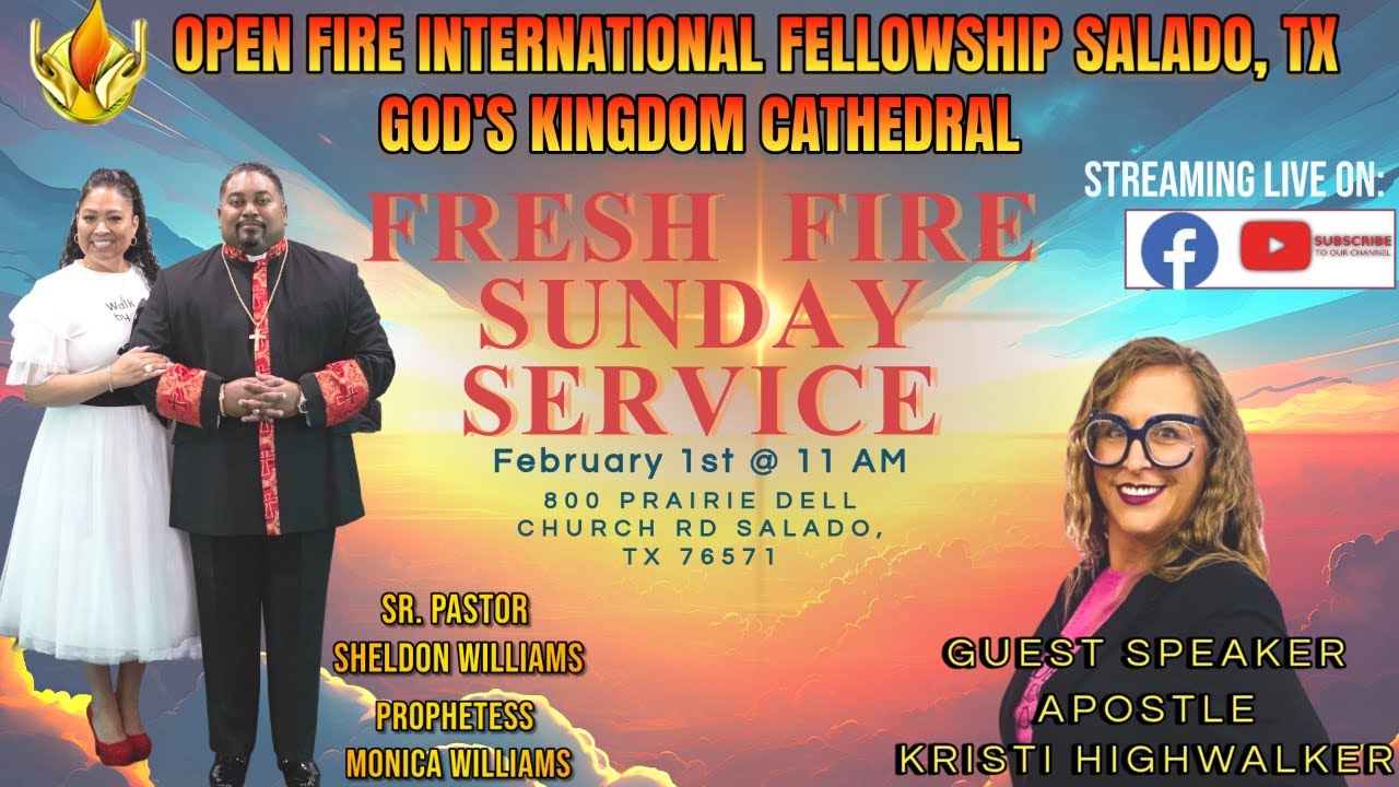 SUNDAY FRESH FIRE SERVICE | SPECIAL GUEST SPEAKER - YouTube