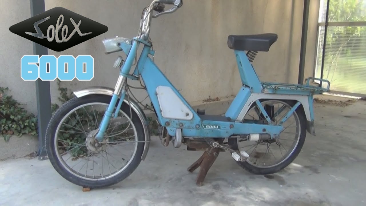 Restauration Solex 6000; 1ere partie, le cadre - YouTube