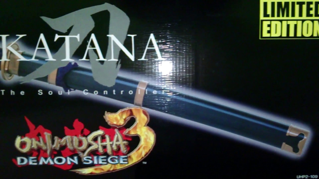 Nostalgamer Unboxing Katana The Soul Controller Onimusha 3 Demon Siege ...