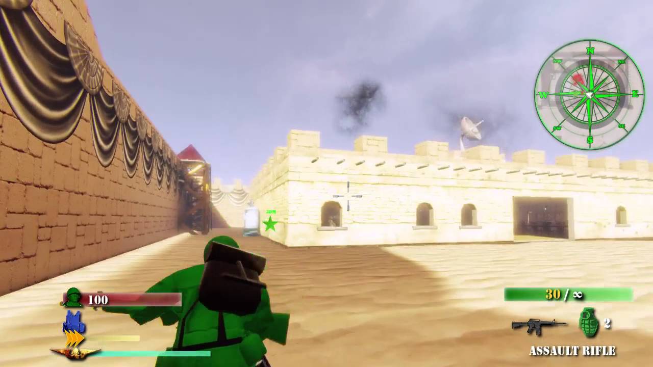 Army Men III Walkthrough: Mission 0-"Outpost Invasion" - YouTube