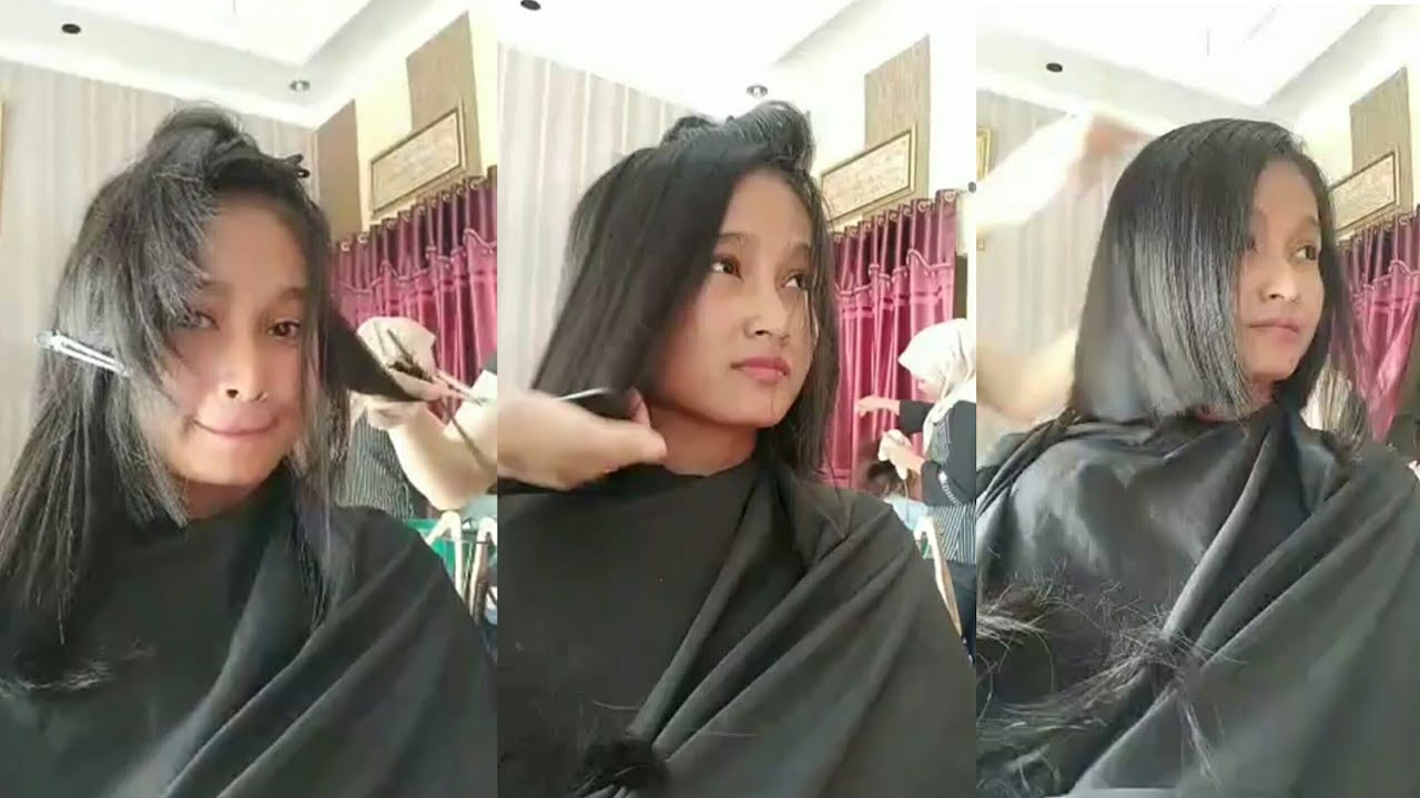YOU RAMBUT • GUNTING RAMBUT CEWEK CANTIK - YouTube