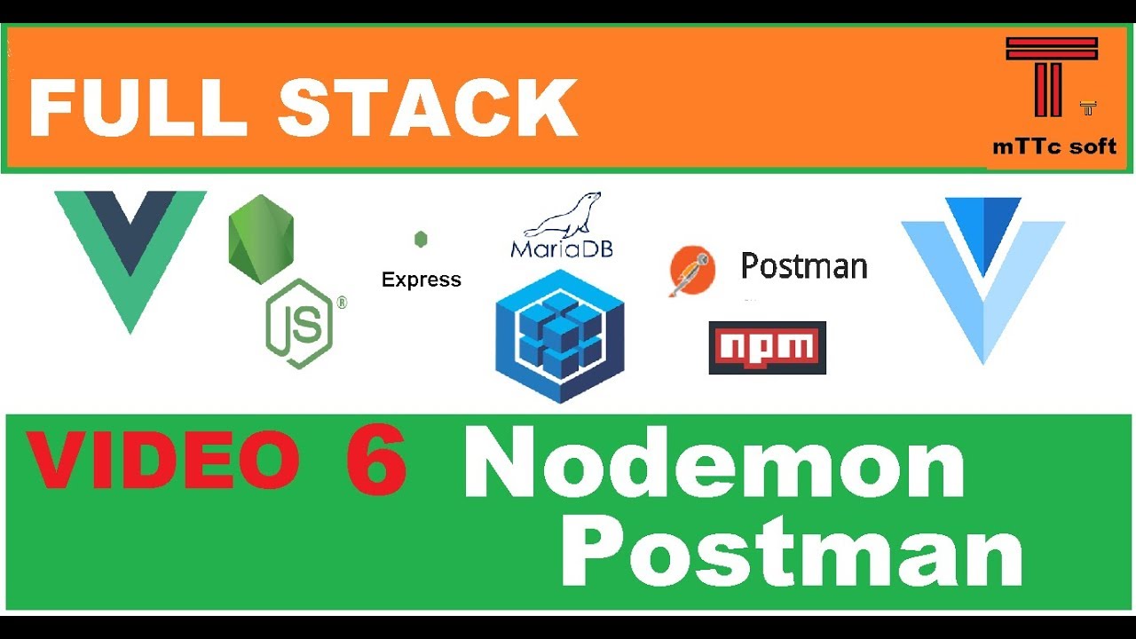 video 6 Nodemon y Postman - YouTube