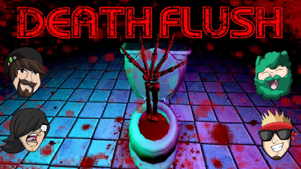 Don't fall in when you take the Death Flush!! - YouTube