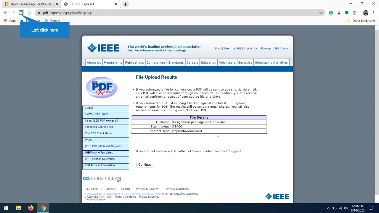 Tutorial Upload ARTIKEL pada EDAS dengan MUDAH (Menggunakan IEEE PDF ...