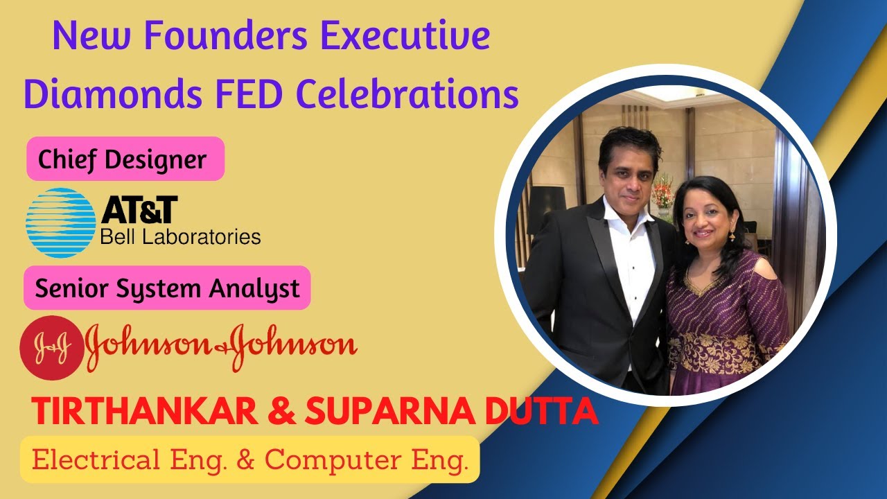 New Founders Executive Diamonds - Tirthankar & Suparna Dutta - YouTube
