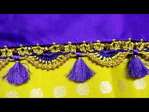 Bridal new krosha kuchu design // Nandana Creations // - YouTube