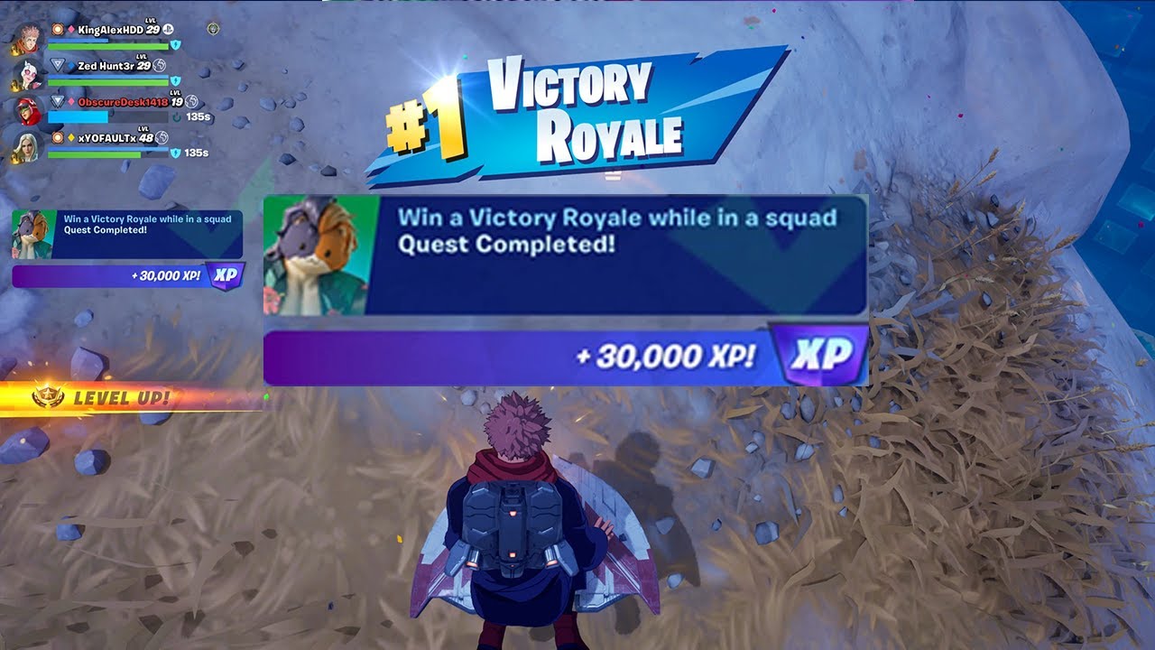 How to EASILY Win a Victory Royale while in a squad in Fortnite Quest ...