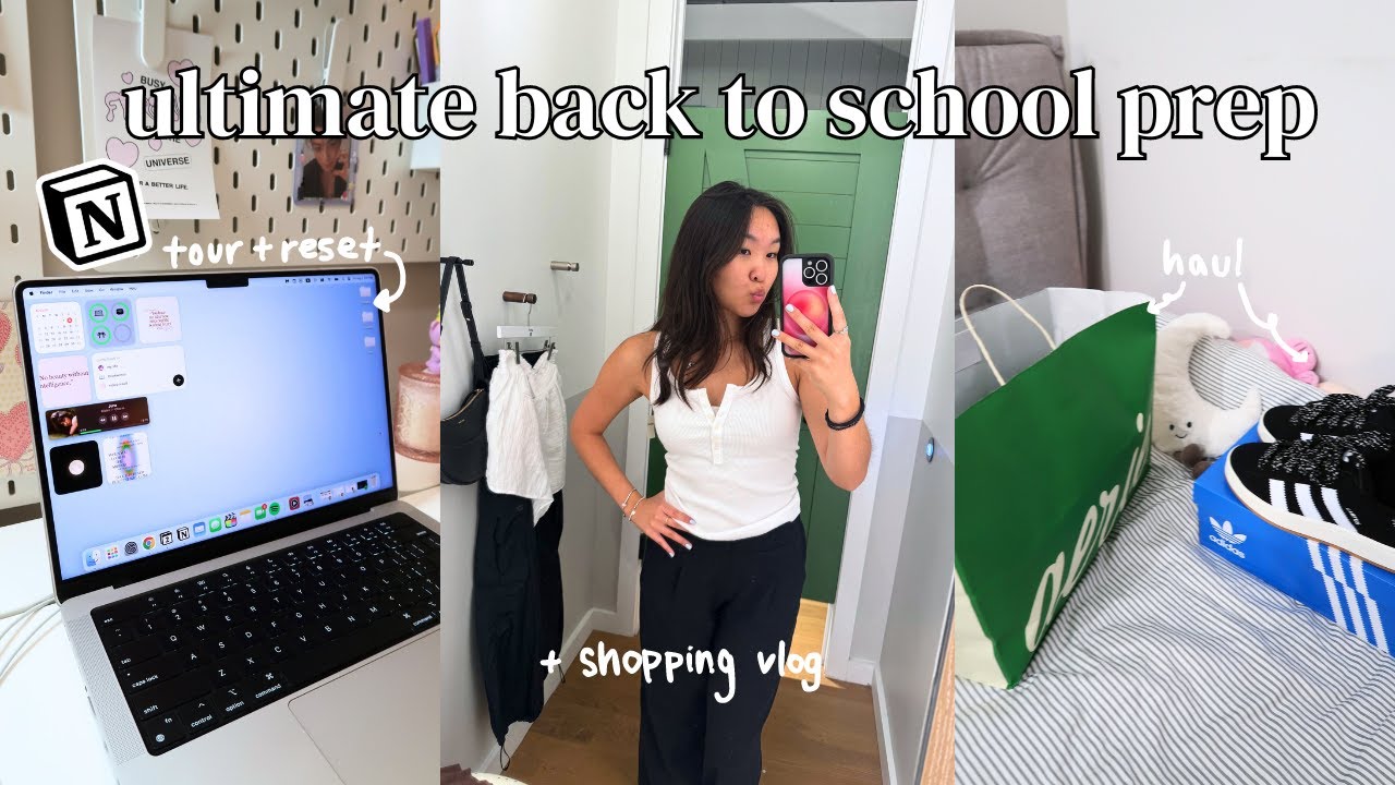 ultimate back to school prep for productivity: notion tour, tech reset ...