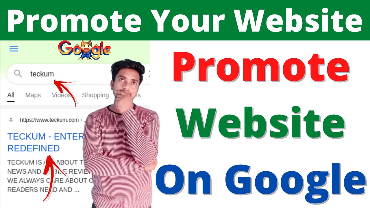 Promote Your Website For Free on Google | Promote New Website | How to ...