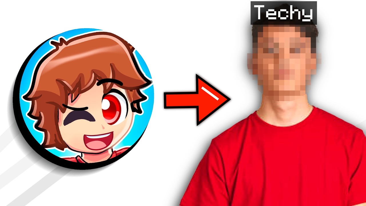 Techy Plays face reveal - Techy in Real Life? - YouTube