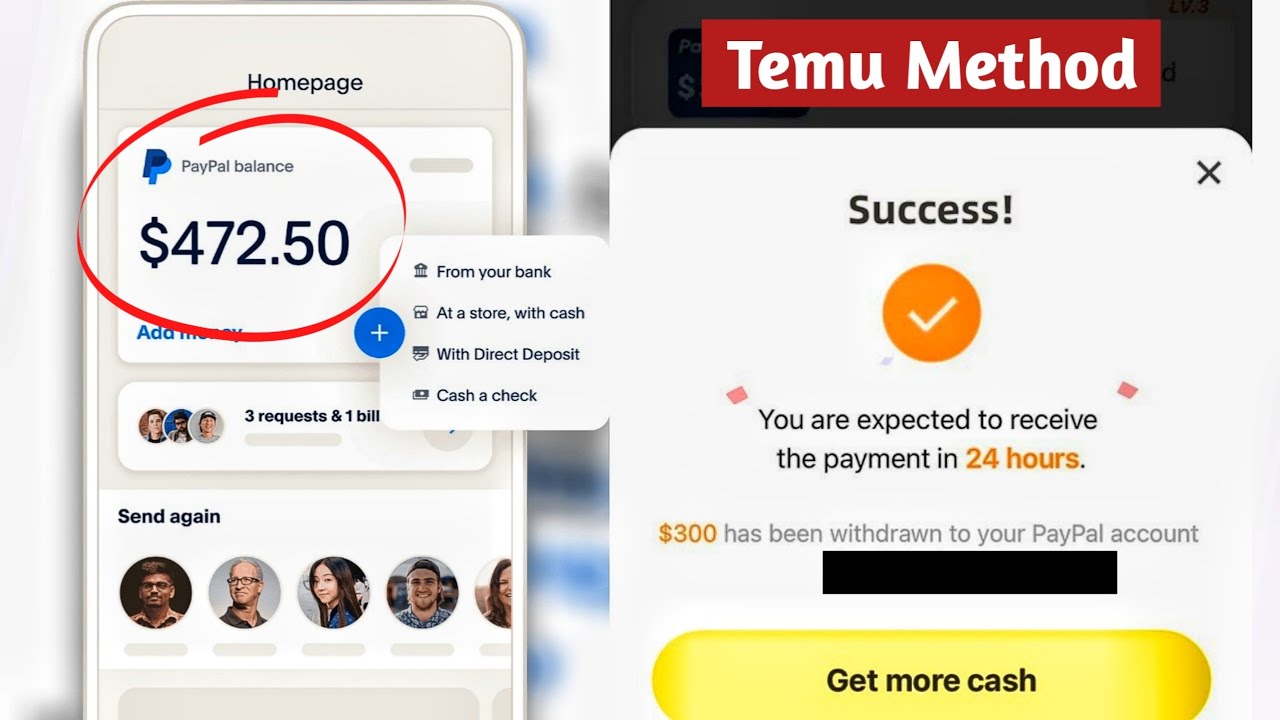 Temu Method Temu Hack Temu Glitch free money free stuff Temu Money Method make money online temu ...
