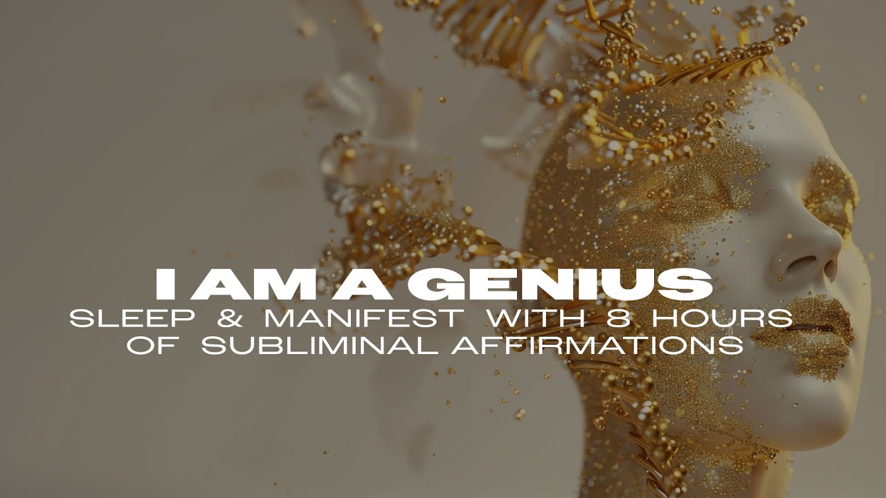 I am Genius Subliminal Sleep Affirmations: 8 Hour Black Screen Version ...