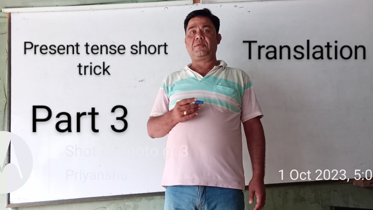 Short trick to translate in simple present tense Part 3 - YouTube