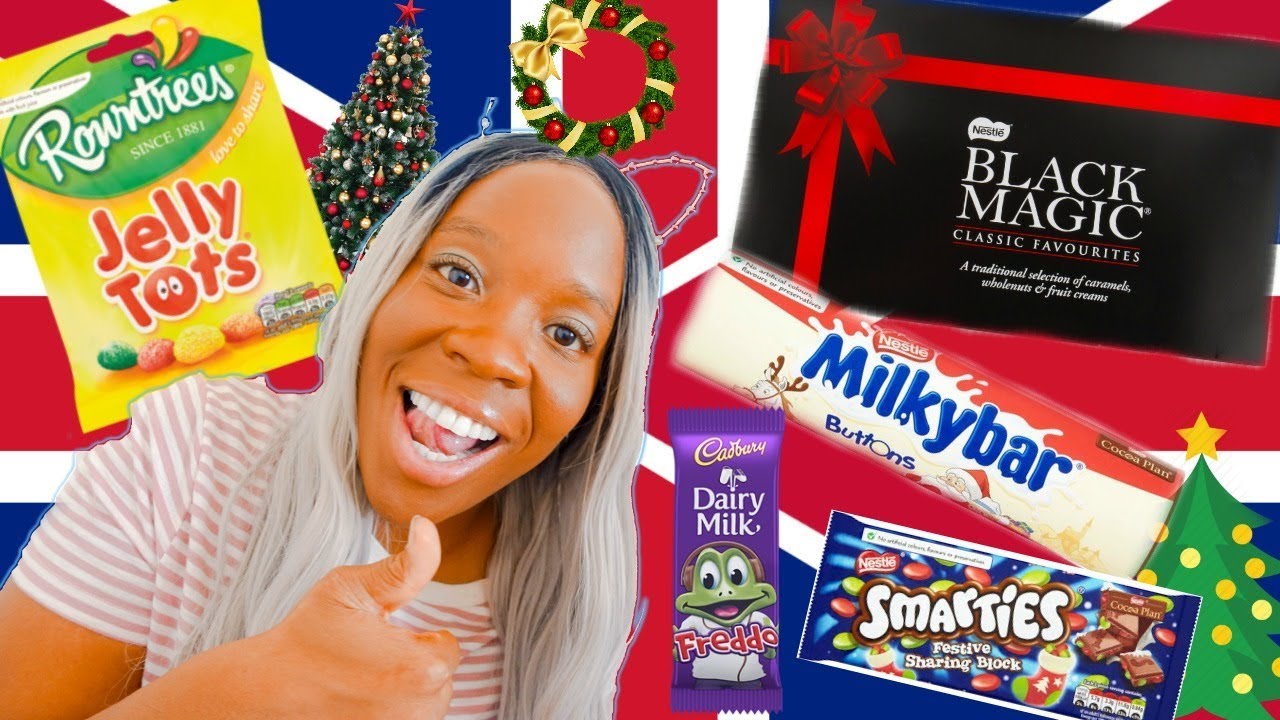 Trying BRITISH Christmas Candy ( Tasty Tuesday Episode 7 ) Trying ...