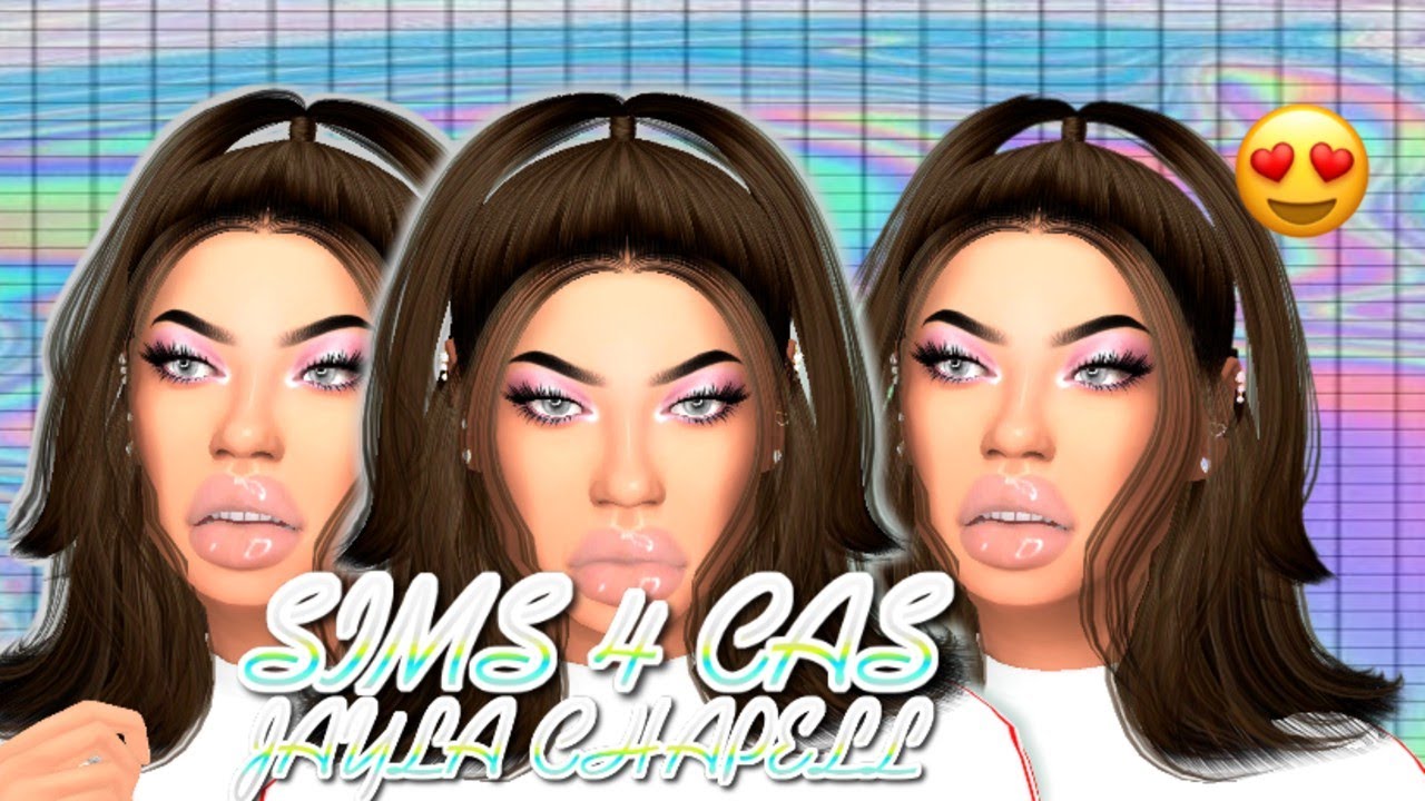 Jayla Chapell | SIMS 4 CAS + CC FOLDER & SIM DOWNLOAD - YouTube