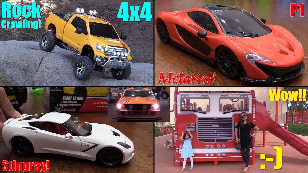 A Fire Truck Kiddie Playground Playtime, RC Rock Crawling, RC Sports ...