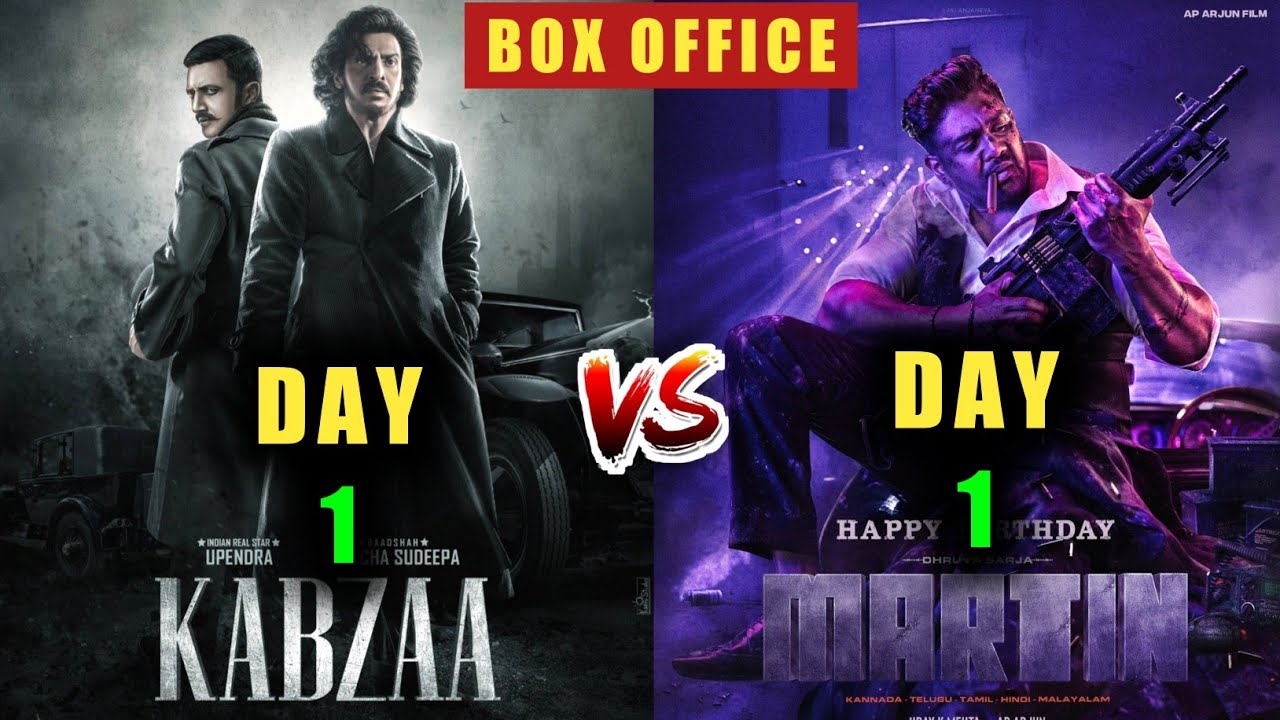 Kabzaa vs Martin | Kabza Box Office Collection,Martin Box Office ...