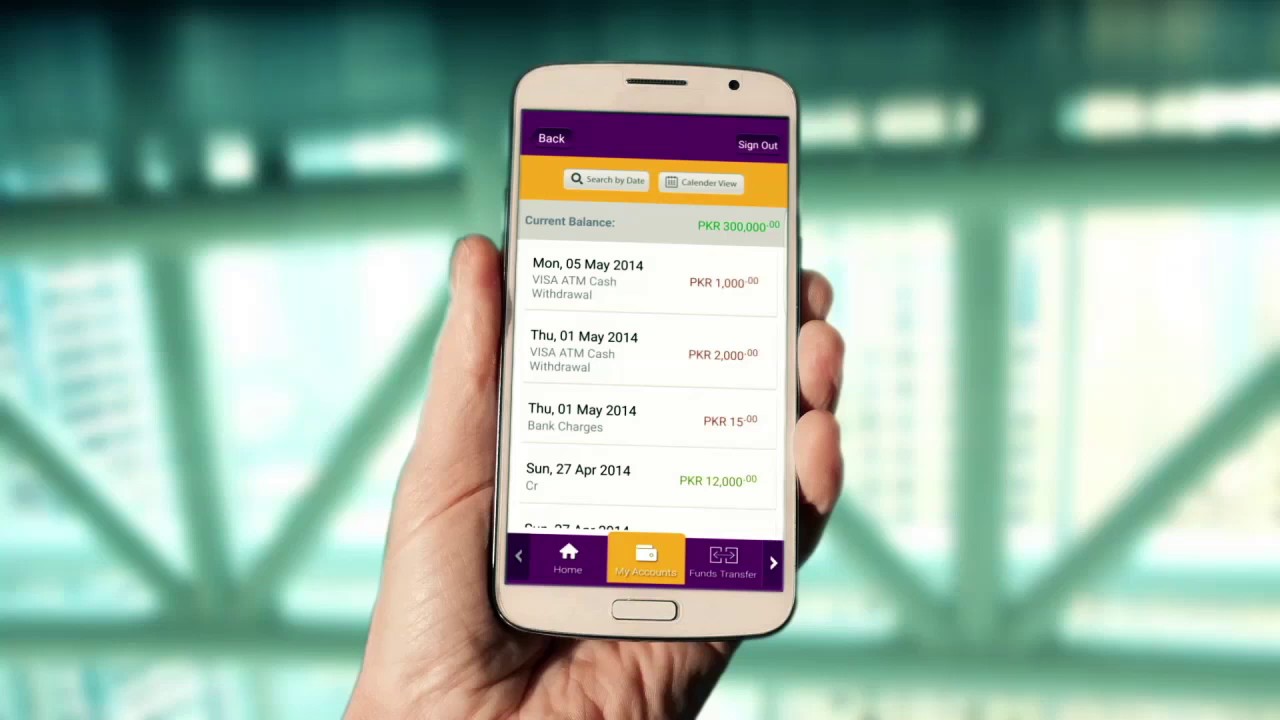 Meezan Bank Mobile App - Elevator - YouTube