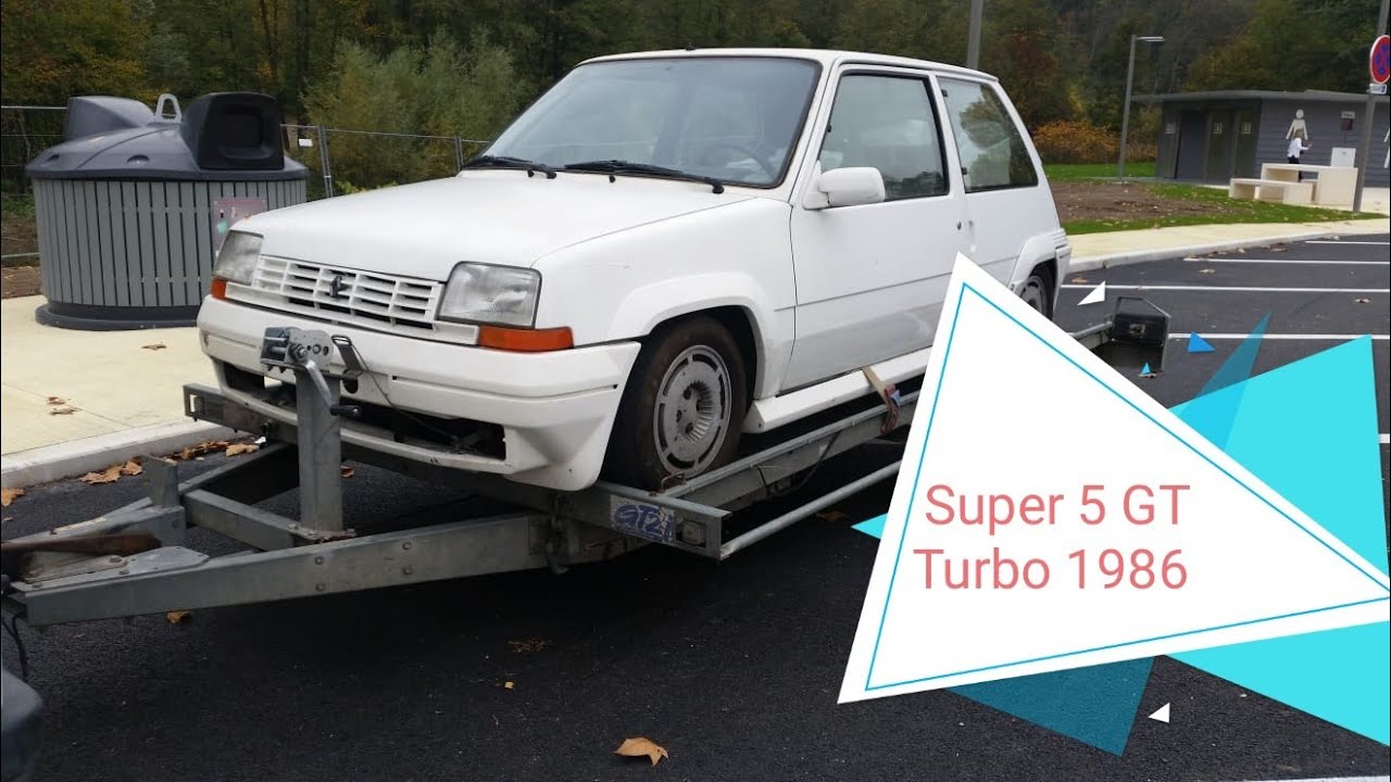 Restoration Renault super 5 GT Turbo 1986 - YouTube