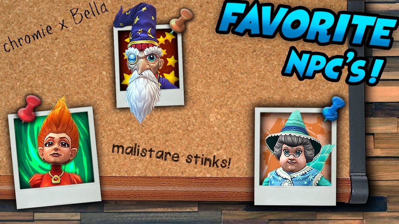 My Favorite NPC's in Wizard 101 - YouTube
