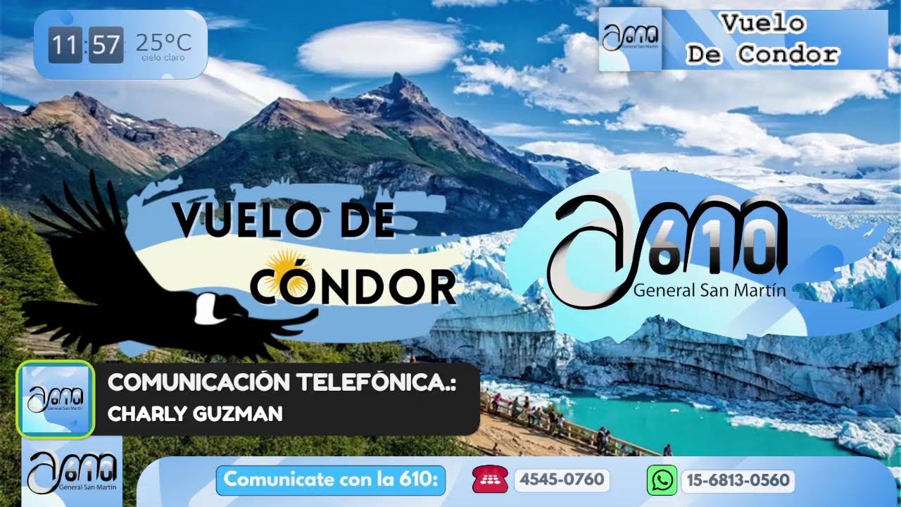 🎙 🇦🇷 - | - Vuelo de Condor - | - 📅 29/12/2023 - | - 📻 🇦🇷 AM 610 Radio ...