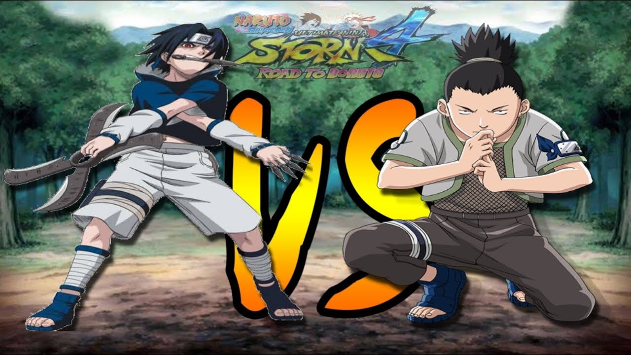 Naruto Strom 4 - Sasuke Vs Shikamaru | Neo Admx - YouTube