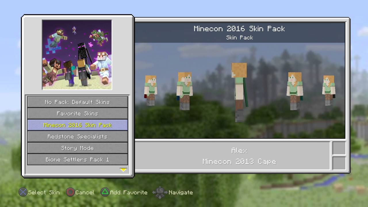 Minecraft Minecon 2016 Skin Pack(FREE)!!!!!!!! - YouTube