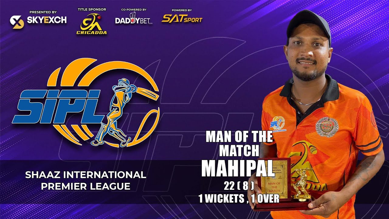 MAHIPAL | MATCH 10 | MAN OF THE MATCH | SIPL LEAGUE 2023 | GOA - YouTube