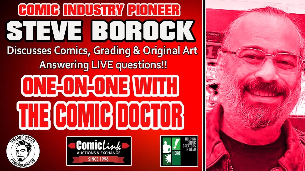 LIVE Q & A with Comic Industry Pioneer STEVE BOROCK! - YouTube