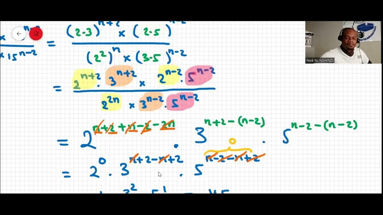 GRADE 11 ADD, SUBSTRACT, MULTIPLY AND DIVIDE POWERS WITH NUMERICAL BASES EXERCISES 2.2 ...