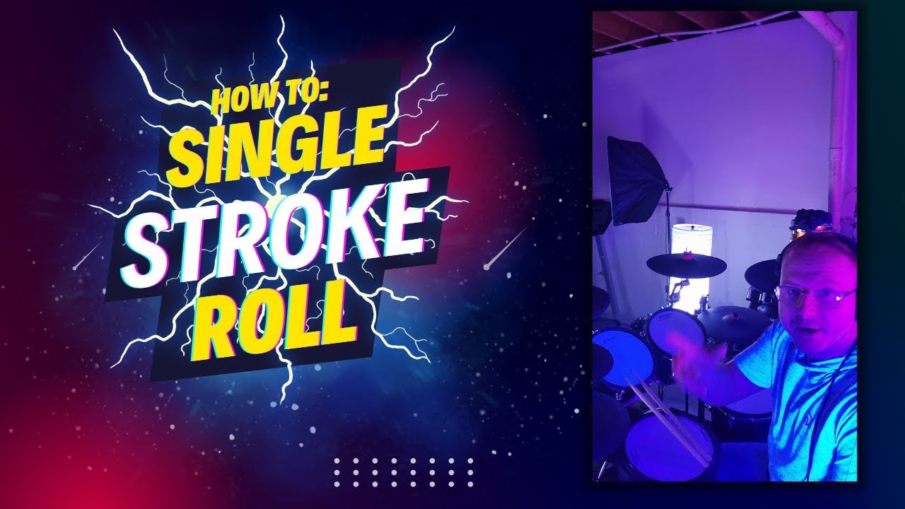 🥁 DRUM LESSON NUMBER 1: (SINGLE STROKE ROLL) 🥁 - YouTube