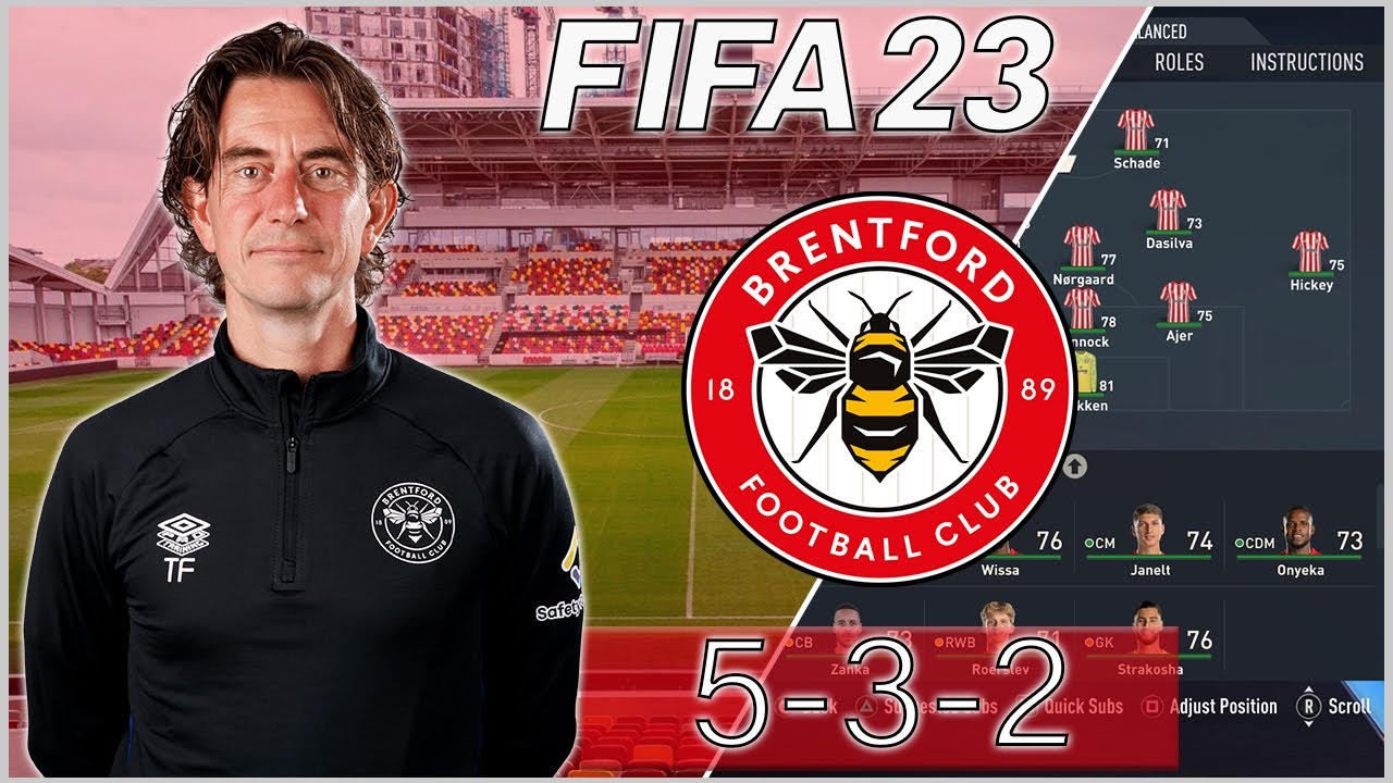 Recreating Thomas Frank's Brentford 5-3-2 Formation | FIFA 23 - YouTube