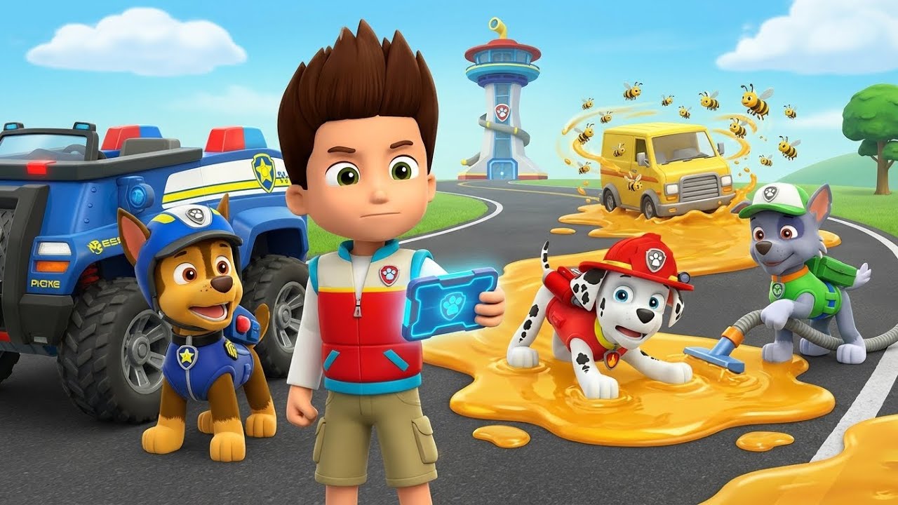 PAW Patrol: Rescue Wheels – The Honey Highway Hazard! 🍯🛞 | Sticky ...