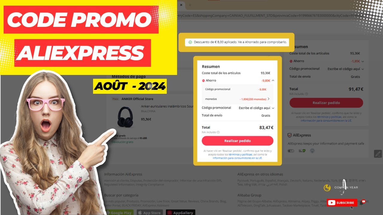 Code Promo AliExpress 2024 | Nouveaux codes de réduction AliExpress d ...