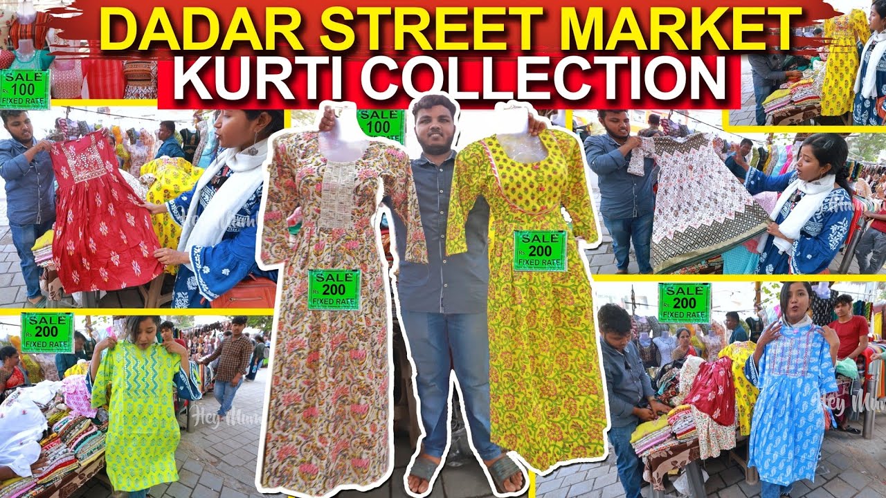 Dadar Street Market | Latest Kurti Shopping In Mumbai | Mumbai's Best ...
