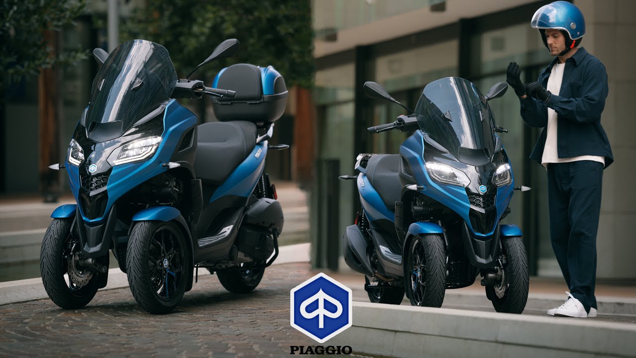 New 2025 Piaggio MP3 310 - Three-Wheeler Urban Scooter - YouTube