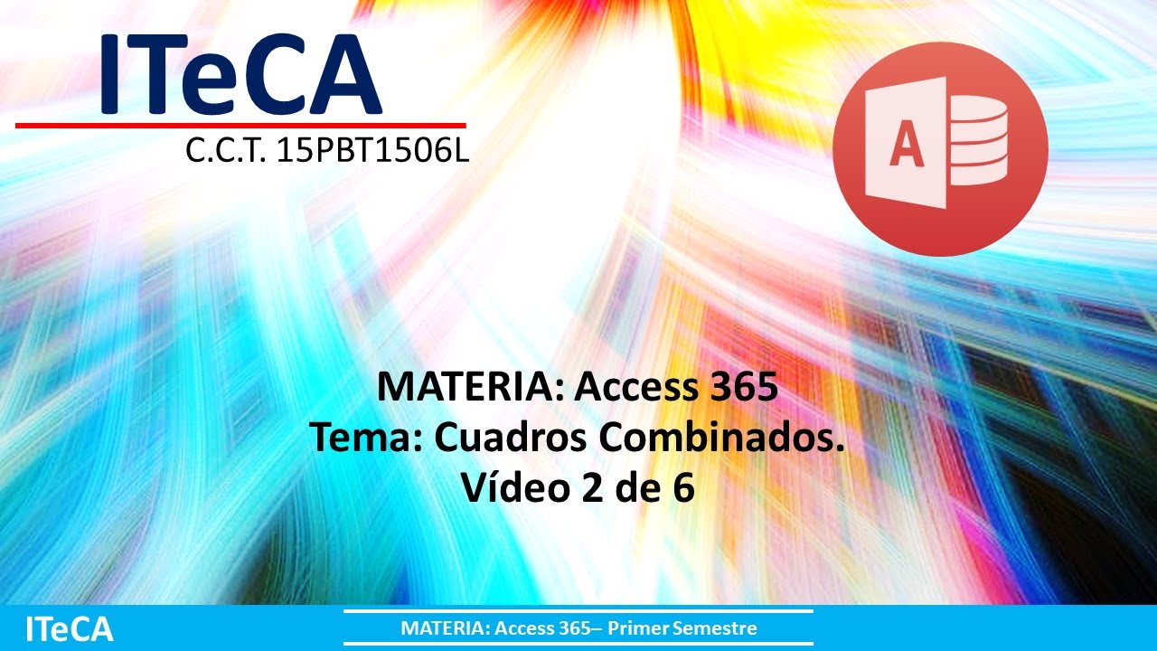 Vídeo 02 Practica Access - Cuadros Combinados - YouTube