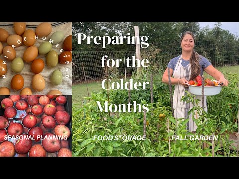 Fall Preparation / Late Fall Garden / Food Storage / Preparing For Winter / A Plan For Each ...