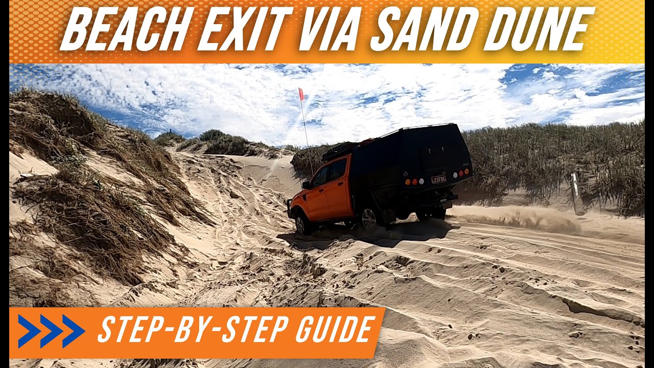 How to exit a beach via a sand dune - YouTube
