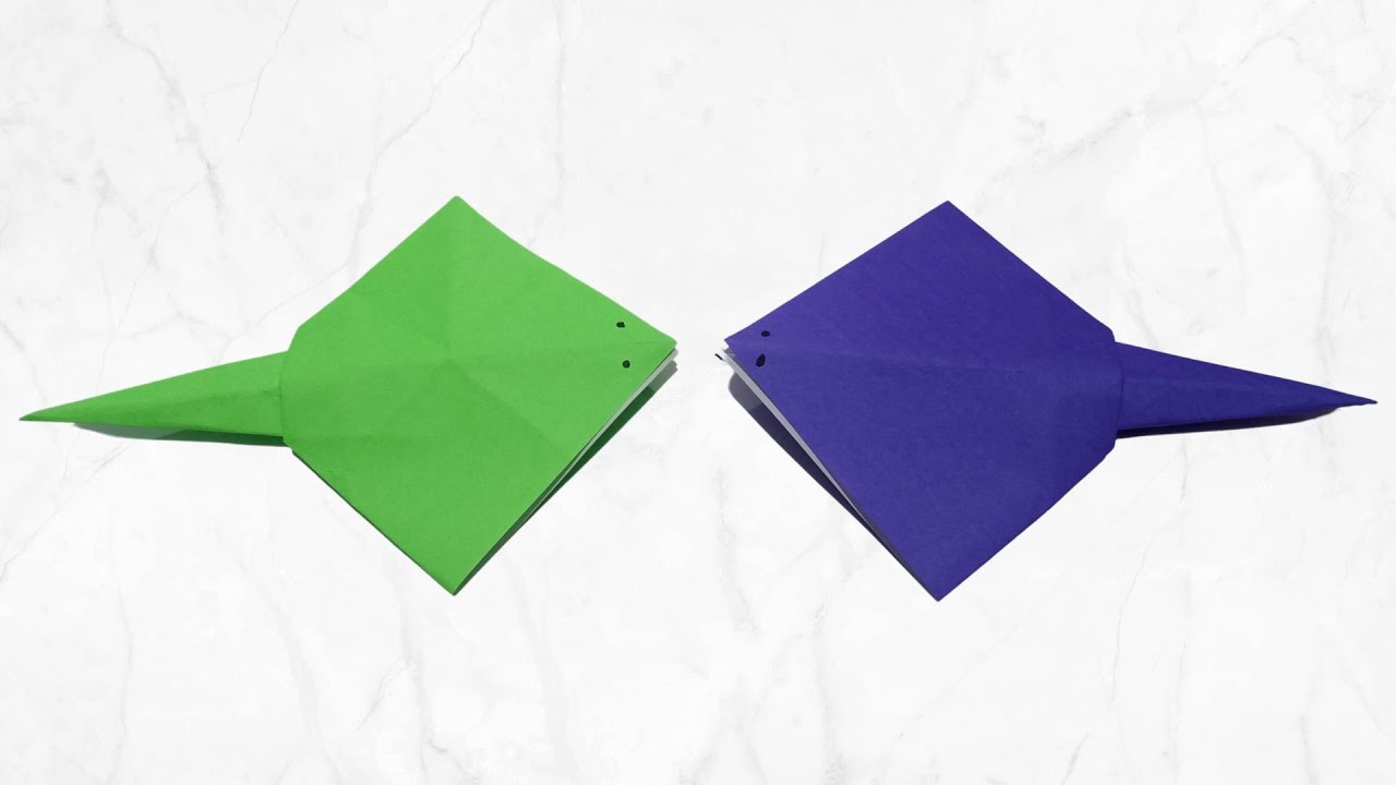 Cara Membuat Origami Ikan Pari Dengan Mudah dan Cepat Membuat ...