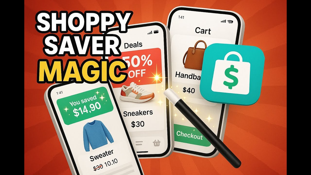 Shoppy Shop The Mobile Saver App for IOS and Android - YouTube