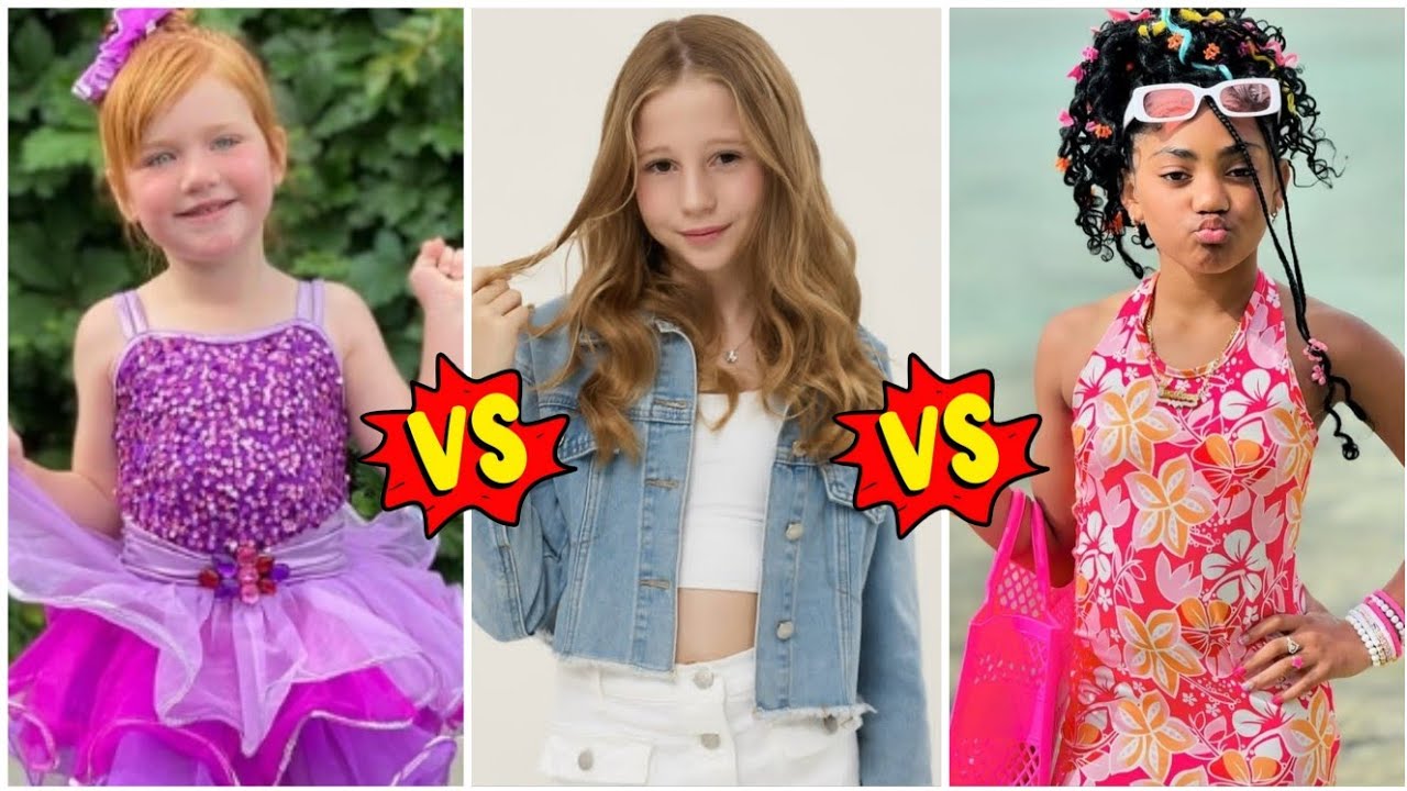 Like Nastya vs Adley McBride vs Khalani Simon |Lifestyle Comparison ...